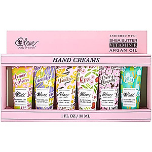 Hand Cream Gift Set - Hand Lotion Gift Set for Dry Crack Hands, Travel Moisturizing Hand Lotion with Vitamin E, Hand Cream Gift Set for Women Christmas Birthday Valentine. Pack of 6,1.0 oz Tube