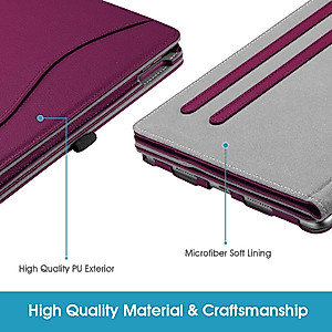 Fintie Case for iPad Air (3rd Gen) 10.5" 2019 / iPad Pro 10.5" 2017 - [Corner Protection] 360 Degree Rotating Smart Protective Stand Cover w/Pencil Holder, Auto Sleep/Wake, Purple