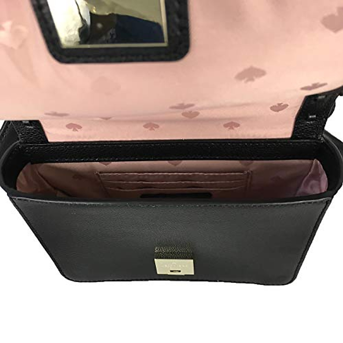 Kate Spade Grommet Maisie Colorblock Leather Satchel Crossbody, Black/Blush Pink