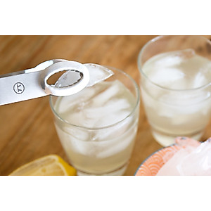 Outset Stainless Steel Ice Tongs, 8-Inch Length, Model: