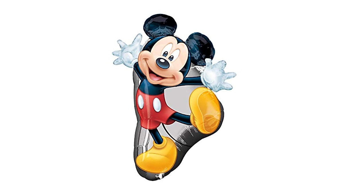 31" Red Mickey Mouse Balloon for Birthday Parties