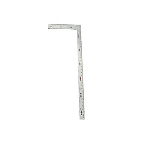 Auniwaig Carpenter Square,Framing Square,150mmx300mm Stainless Steel Square Right Angle Ruler Thicken Try Square Ruler Tools 90 Degree for Carpenter Engineer 1Pc
