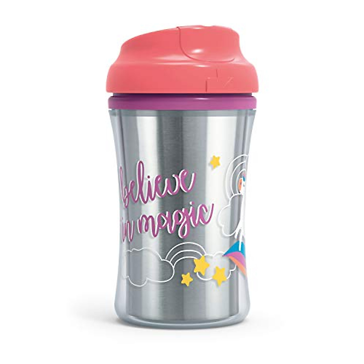 First Essentials by NUK Fun Grips Hard Spout Sippy Cup in Assorted Colors and Patterns, 9 oz., 2-Pack