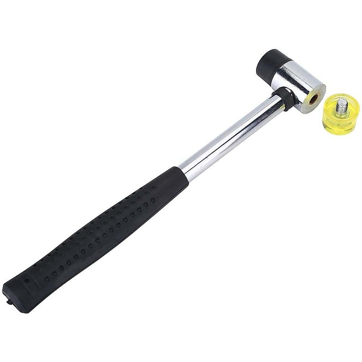 Guitar Luthiers Hammer Double Headed Tool Rubber Mallet Fret Fretboard Fretwork for Bass Ukulele Mandolin Banjo And Other String Instruments Installing Fretting Dual Face Rubber Hammer