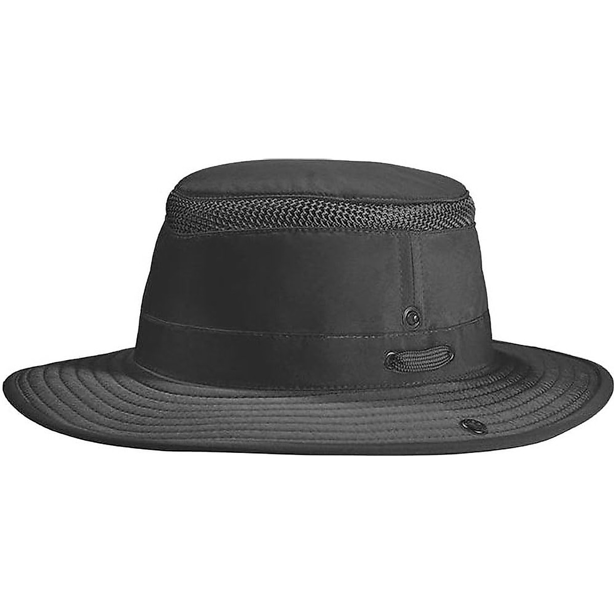 Tilley Airflo Snap-Up Hat - Black/Black 7 1/8