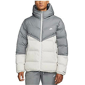 Nike Sportswear Storm-FIT Windrunner Men's PRIMALOFT Puffer Jacket,Smoke Grey/Light Bone/Sail (Medium, Smoke Grey/Light Bone/Sail)