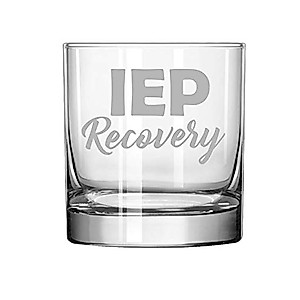 MIP Brand 11 oz Rocks Whiskey Highball Glass IEP Recovery Special Education Teacher