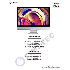 Timetec 8GB KIT(2x4GB) Compatible for Apple DDR3 1067MHz / 1066MHz PC3-8500 CL7 for Mac Book, Mac Book Pro, iMac, Mac Mini (Late 2008, Early/Mid/Late 2009, Mid 2010) SODIMM Memory MAC RAM Upgrade