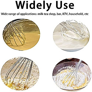 Whisks,Kitchen Whisk Steel,12 Inch Steel Sturdy Wire Whisks for Cooking,Use for Blending,Whisking,Beating or Stirring