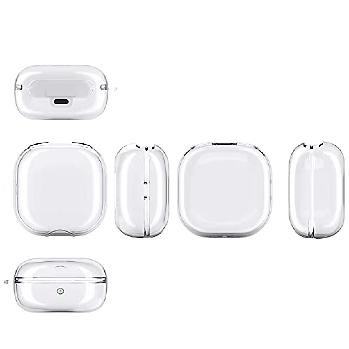 customgift Custom Samsung Galaxy Buds Live Case, Gift for Family, Shock Absorption Soft Clear TPU Cover DIY Photo, Galaxy Buds Pro Cover Personalized with Name