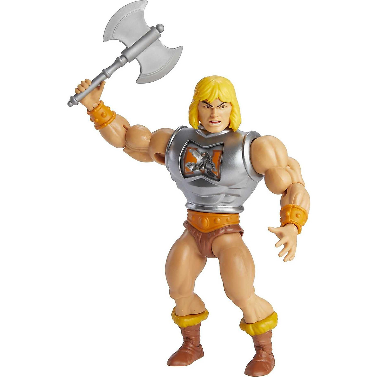 Mattel Masters of the Universe Origins Action Figure & Accessories Set, Battle Armor He-Man 5.5-inch Collectible Toy with Mini-Comic