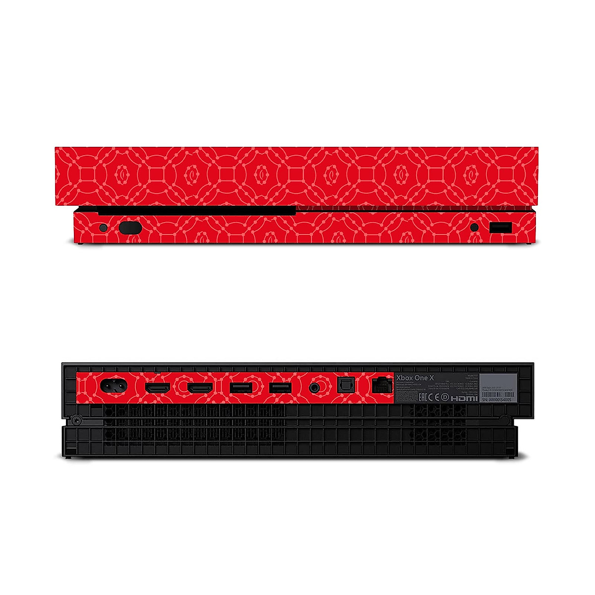 Head Case Designs Officially Licensed AC Milan Home 2020/21 Crest Kit Vinyl Sticker Gaming Skin Decal Cover Compatible with Xbox One X Console