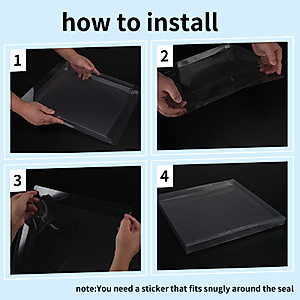 20 Pieces 12 x 12 Inch Scrapbook Paper Storage Boxes Project Case Plastic Magazines Paper Holder Protector Art Project Case for Scrapbook Paper Photo Stickers Stamps