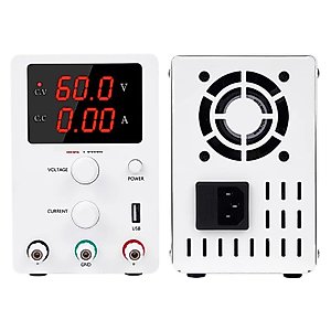 DC Regulated Power Supply, R-SPS605 60V 5A, Digital Adjustable Switching USB Interface Power Source
