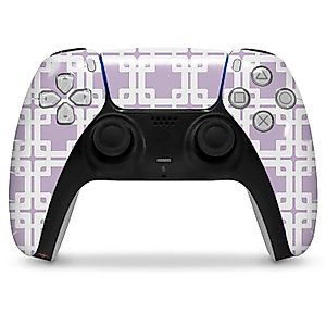 WraptorSkinz Skin Wrap compatible with Sony PS5 DualSense Controller Boxed Lavender (CONTROLLER NOT INCLUDED)