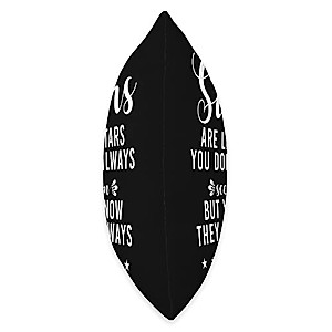 Sister Gifts Like Stars Cute Sister Throw Pillow, 16x16, Multicolor