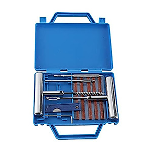 YÁSEZ Car Tubeless Tire Repair Kit Puncture Studding Garage Tools for Auto Bicycle Tyre with Storage Box