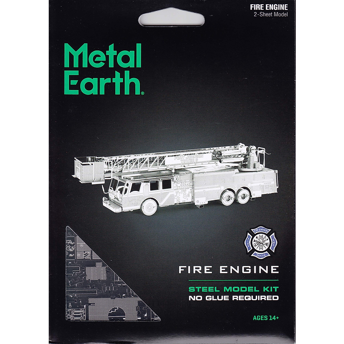 Metal Earth Fire Engine Truck 3D Metal Model Kit Fascinations