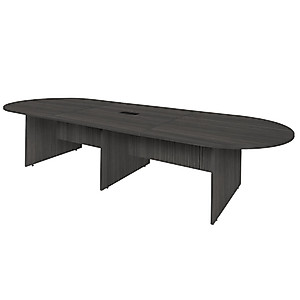 Regency Legacy Modular Conference Table with Tabletop Power & Data Port, 144", Ash Grey