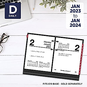 AT-A-GLANCE 2023 Daily Desk Calendar Refill, 3" x 3-3/4", Compact, Refill A, Loose Leaf (E91950)