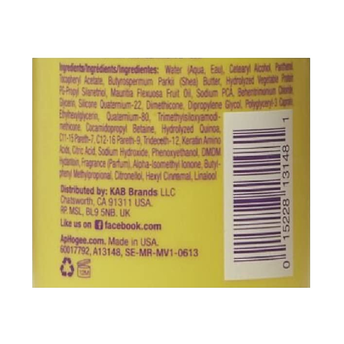 ApHogee Curlific Moisture Rich Leave-In 8oz