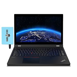 Lenovo ThinkPad P15 Gen 1 Workstation Laptop (Intel i9-10885H 8-Core, 32GB RAM, 1TB SSD, RTX 3000, 15.6" 4K Ultra HD (3840x2160) IPS, Backlit KB, FP Reader, WiFi 6, BT, Webcam, Win10Pro) w/Hub