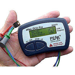 DCA75 and LCR45 Peak Atlas Component Analyzer Kit Atpk3 w/Case, Battery
