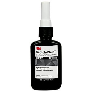 3M Scotch-Weld Low Viscosity Air/Hydraulic Sealant HP42, Brown, 50 mL Bottle