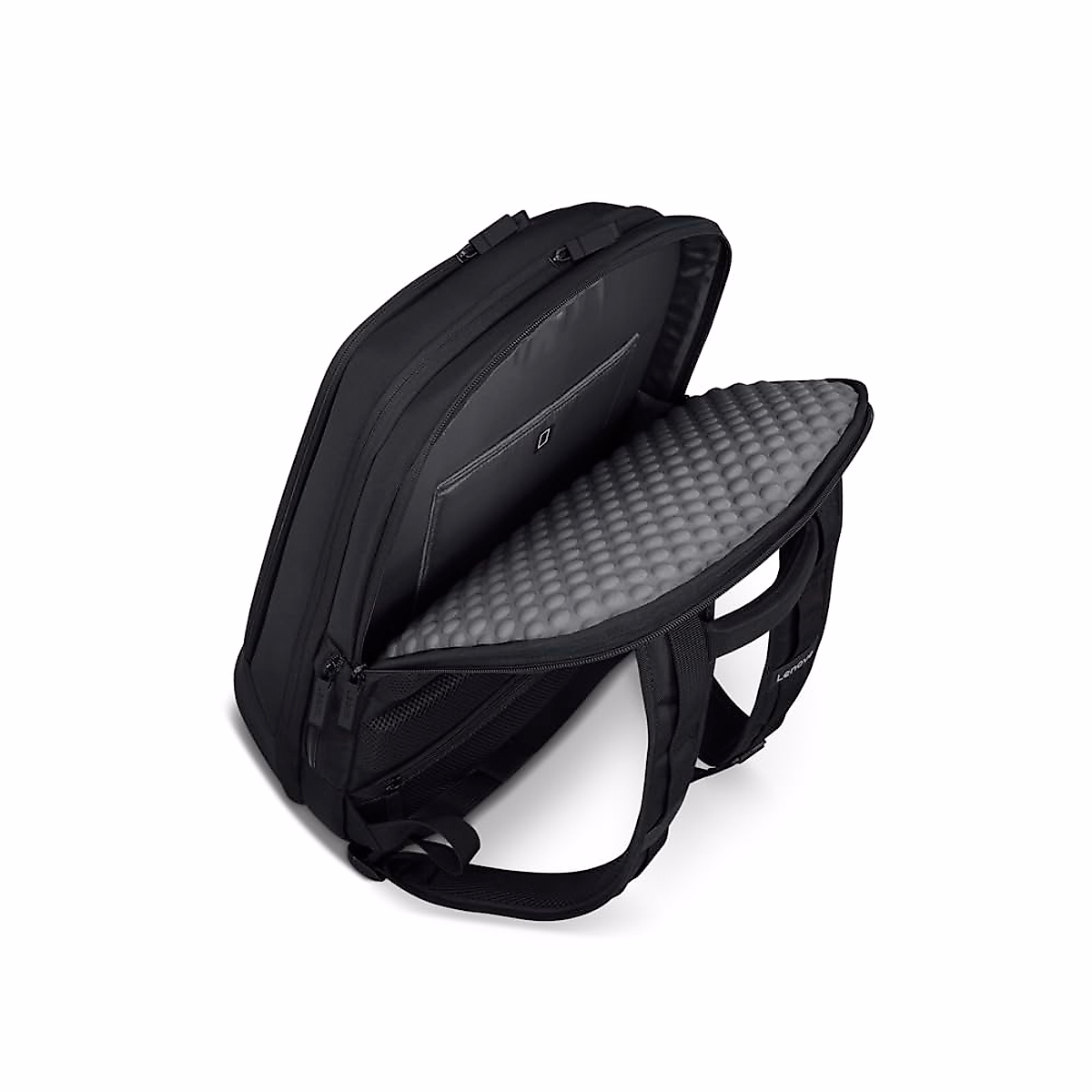 Lenovo Legion 17" Armored Backpack II, Gaming Laptop Bag, Double-Layered Protection, Dedicated Storage Pockets, GX40V10007, Black