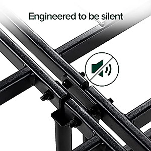 ZINUS SmartBase Mattress Foundation with Upholstered Headboard, 14 Inch Metal Platform Bed Frame, No Box Spring Needed, Sturdy Steel Frame, Adjustable Headboard Height, California King