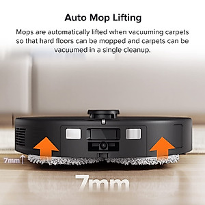 roborock S6 MaxV Robot Vacuum and Mop with Dual Cameras, Recognize and Avoids Obstacles, 2500Pa Strong Suction, Smart Mapping, Advanced Night Vision, Good for Pet Hair