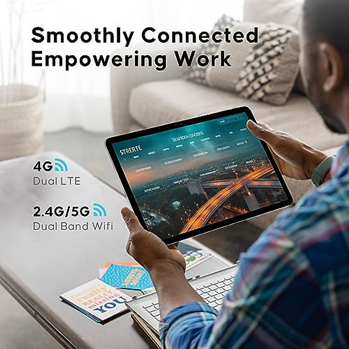 DOOGEE T30 PRO Tablet,11'' 2.5K Android 13 Tablets, 15GB+256GB Octa-Core Gaming Tablet, 8580mAh, Hi-Res Quad Speakers, 20MP Camera, Helio G99, TÜV Low Bluelight, Split Screen, Bluetooth & Wi-Fi-Grey