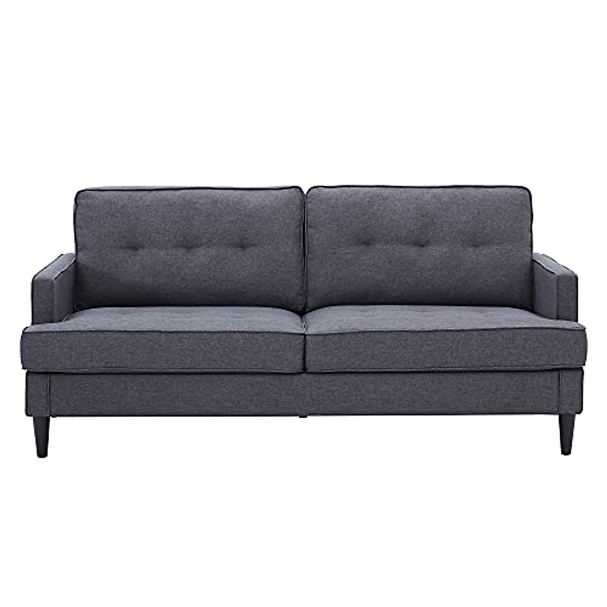 71" Modern Design Couch Soft Linen Upholstery Loveseat for Compact Living Space, Apartment, Dorm.