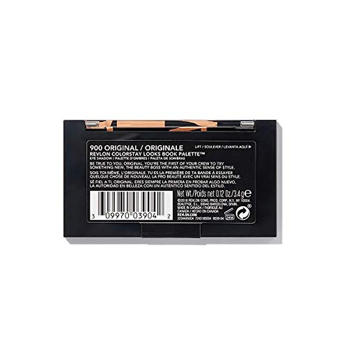 Revlon Eyeshadow Palette, ColorStay Looks Book Eye Makeup, Highly Pigmented in Blendable Matte & Metallic Finishes, 900 Original, 0.21 Oz