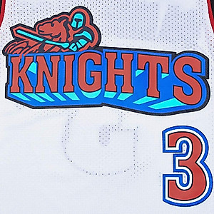 TUEIKGU Calvin Cambridge #3 LA Knights Basketball Jersey for Men (White, Small)