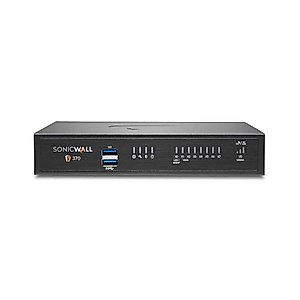 Sonicwall TZ370 Secure Upgrade Plus - 3YR Threat Edition (02-SSC-7287) | TZ370 Network Security Appliance with 3 Year Threat Protection Service Suite | Next-Generation Firewall