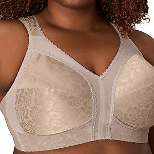 Playtex Women 18 Hour Comfort-Strap Wireless, Full-Coverage Bra, Single Pack, Toffee, 38C