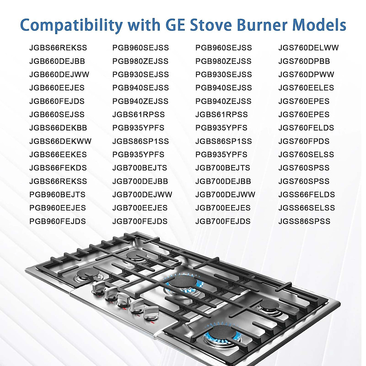 WB31X27150 Grate Replacement Parts Center Gratefor GE Gas Stove Replace WB31X24737 AP5985159 Gas Range Burner Grate