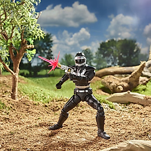 Power Rangers Lightning Collection in Space Phantom Ranger 6-Inch Premium Collectible Action Figure Toy with Accessories, Ages 4 and Up