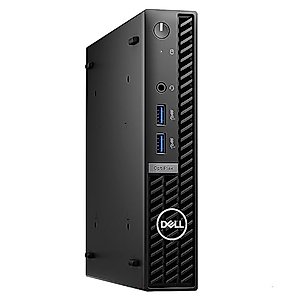Dell OptiPlex 7010 Micro Form Factor Desktop, Intel Core i5-13500T (14 Core up to 4.6 GHz), Intel UHD Graphics, 16GB DDR4 RAM, 512GB PCIe SSD, Windows 11 Pro, Black