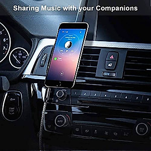 Bundle – 2 Items:USB C to 3.5mm Headphone Adapter and 3.5mm Aux Cable