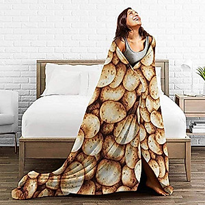 OLOSARO Potato Fleece Blanket Throw Queen Size Lightweight Warm Soft Cozy Luxury Blanket Microfiber for Sofa Bed Couch Chair Fall Winter Spring Living Room