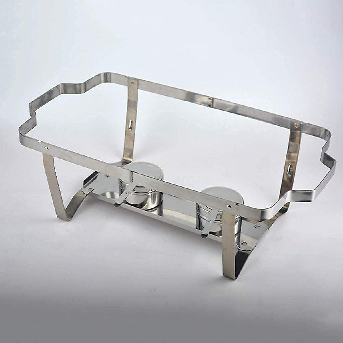 UZOURI Food Warmer, Chafing Dish 9L Stainless Steel Chafing Dish Set Buffet Catering Warmer Set, Rectangle Chafing Dish for Party