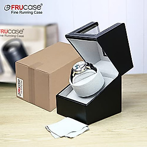 FRUCASE Watch Winder for Automatic Watches Watch Box Automatic Winder Japanese Motor with Battery Option
