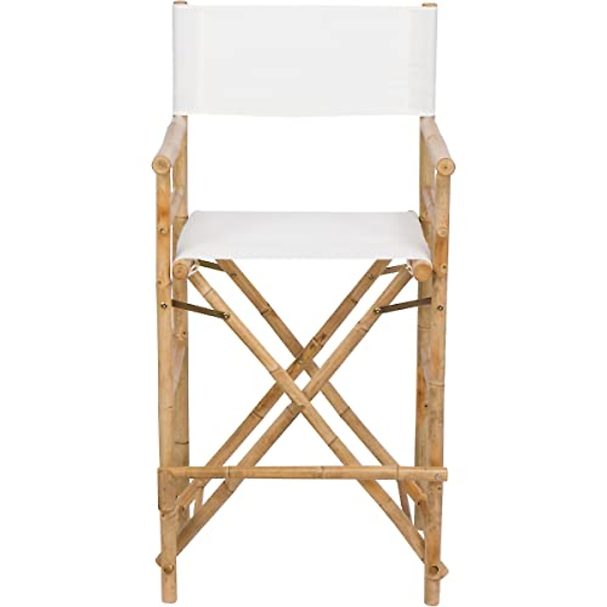 Zero Emission World Bamboo High Director Chair, White
