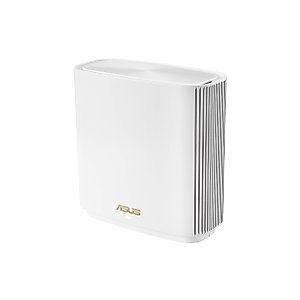 ASUS ZenWiFi AX6600 Tri-Band Mesh WiFi 6 System (XT8 1PK) - Whole Home Coverage up to 2,750 sq.ft & 4+ Rooms, AiMesh, Free Lifetime Internet Security, Easy Setup, 3 SSID, White (Renewed)