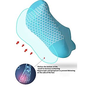 FESIMNUCV socks for men and Women 7Pairs，Low Cut Compression Running Sock with Ankle Support (as1, alpha, l, x_l, regular, regular, 7 colors)