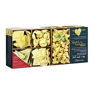 Eppicotispai 8-Piece Raviolli and Tortellini Starter Set, Cream