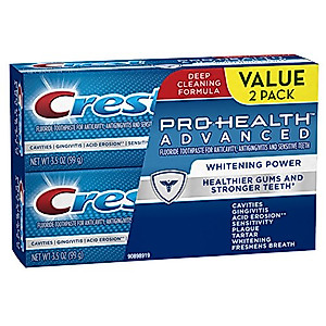 Crest Pro-Health Advanced Whitening Power Toothpaste, Twin Pack