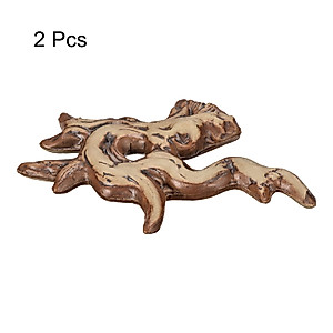 PATIKIL Ceramic Tree Branch #3, 2 Pack Artificial Trunk for Succulent Planter Flower Pot Micro Landscape